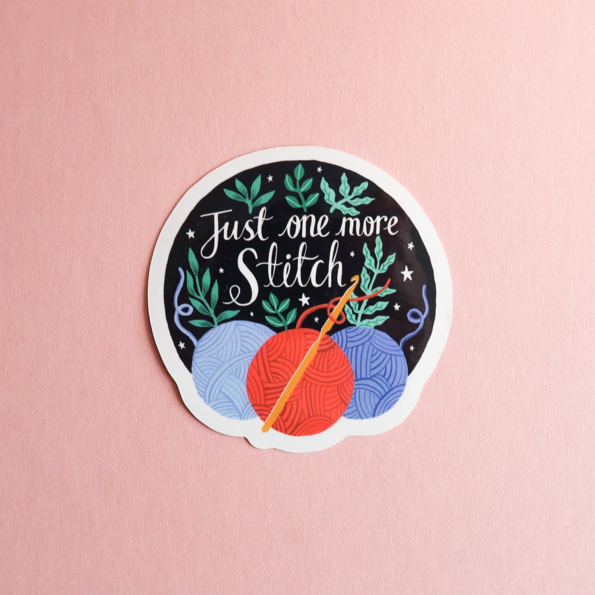 Just One Stitch Sticker – Papio Press